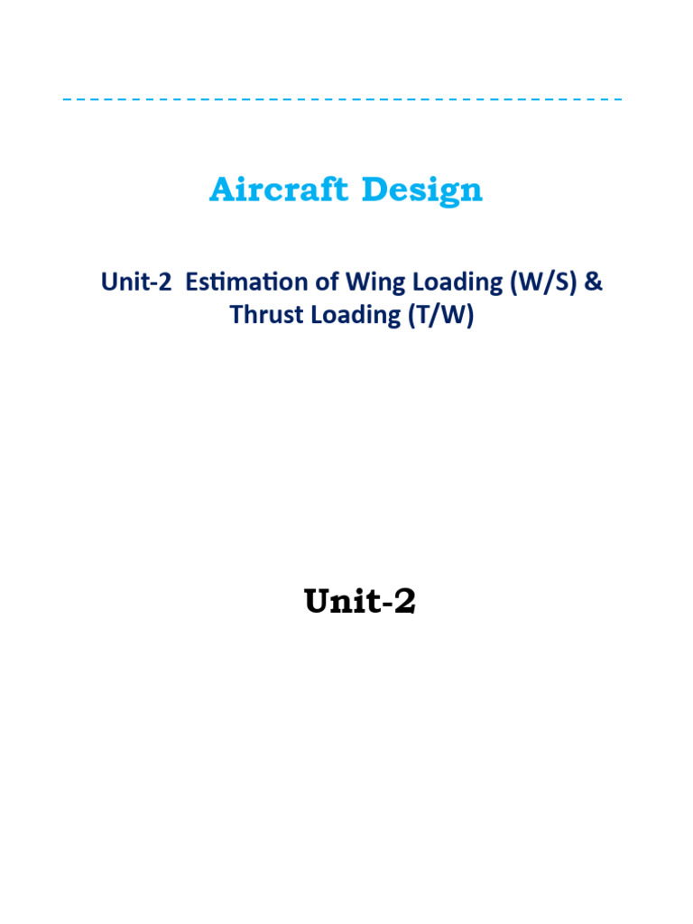 Aircraft Design | PDF | Aircraft | Takeoff