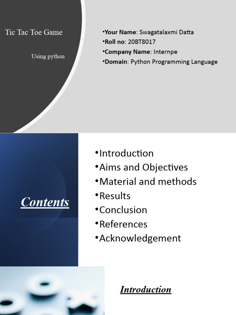 Internship Presentation | PDF