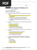 "The Metamorphosis": Identify The Choice That Best Answers The Question ...