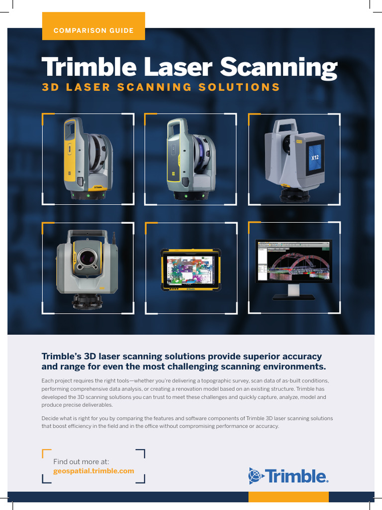 Trimble X9 - Spesifikasi Teknis | PDF | Image Scanner | Lidar