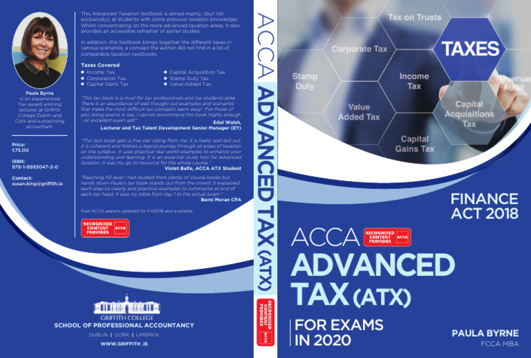 ACCA Advanced Taxation Study Text | PDF | Taxes | Economies