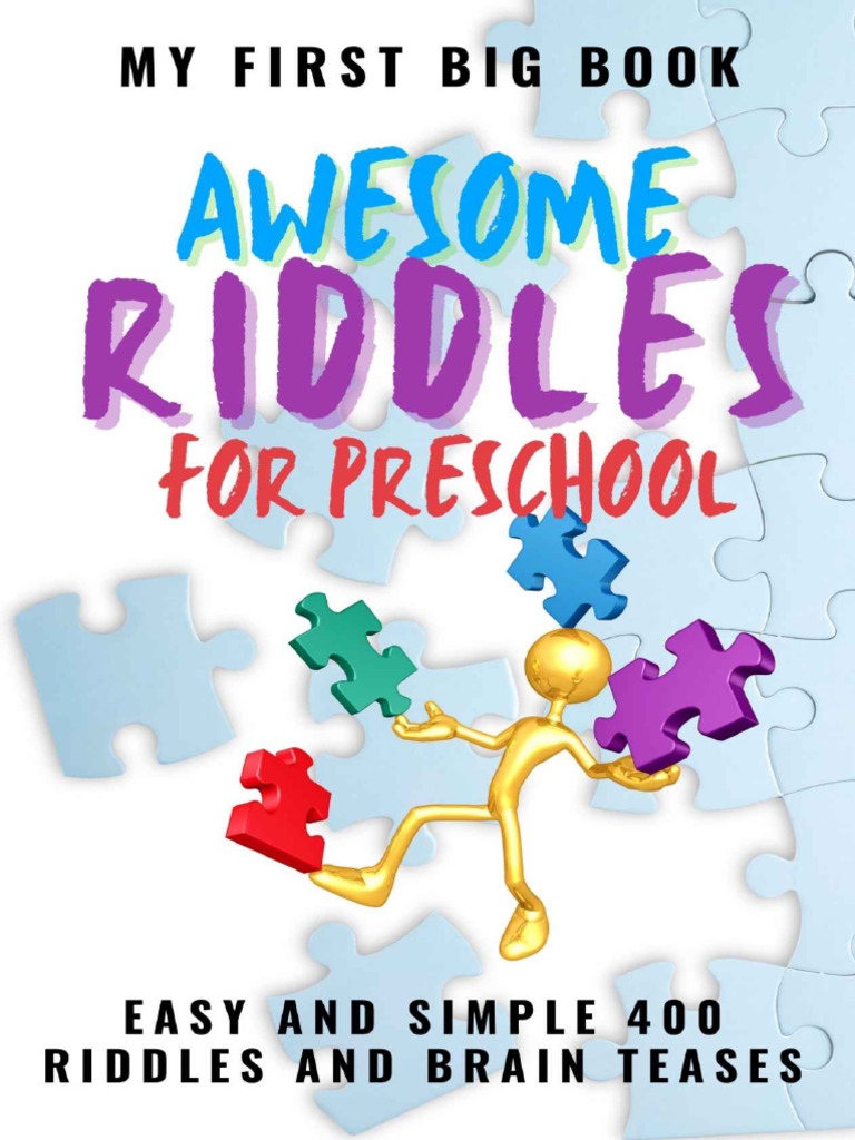 My First Big Book Awesome Riddles For Preschool Easy and Simple 400 ...