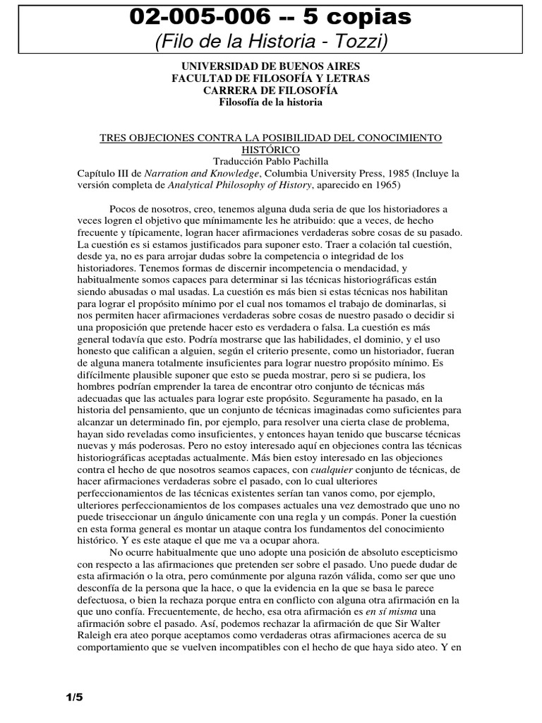DANTO, A. 1985. Narración y Conocimiento. Columbia, Columbia University ... DANTO, A. 1985. Narración y Conocimiento. Columbia, Columbia University ...