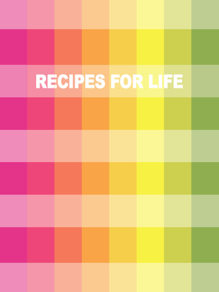 Recipes For Life | PDF