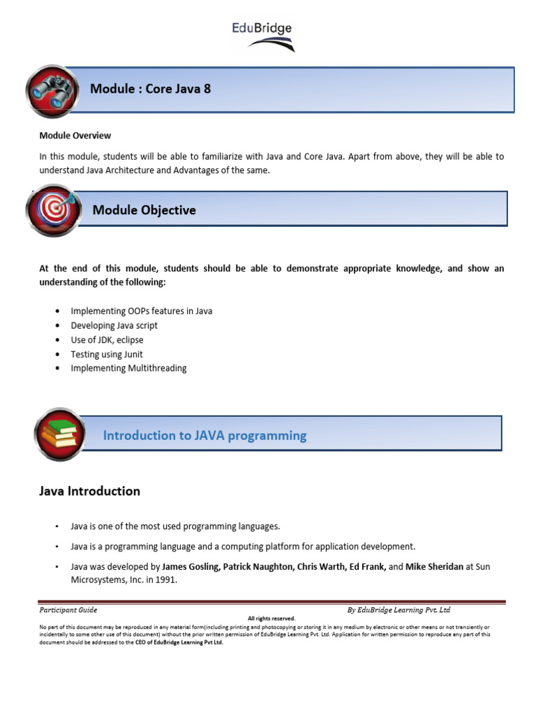 CoreJava8 Ed PDF | PDF | Java (Programming Language) | Data Type