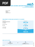 NAB Account Statement Summary | PDF | Credit Card | Debits And Credits