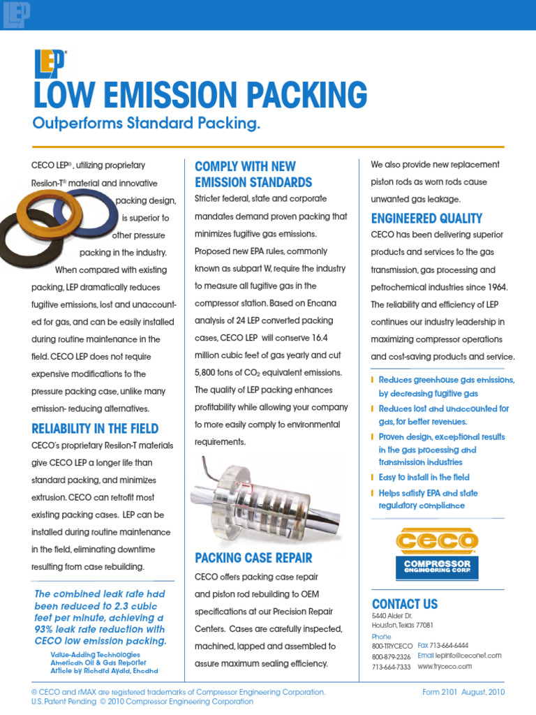 Low Emission Packing | PDF
