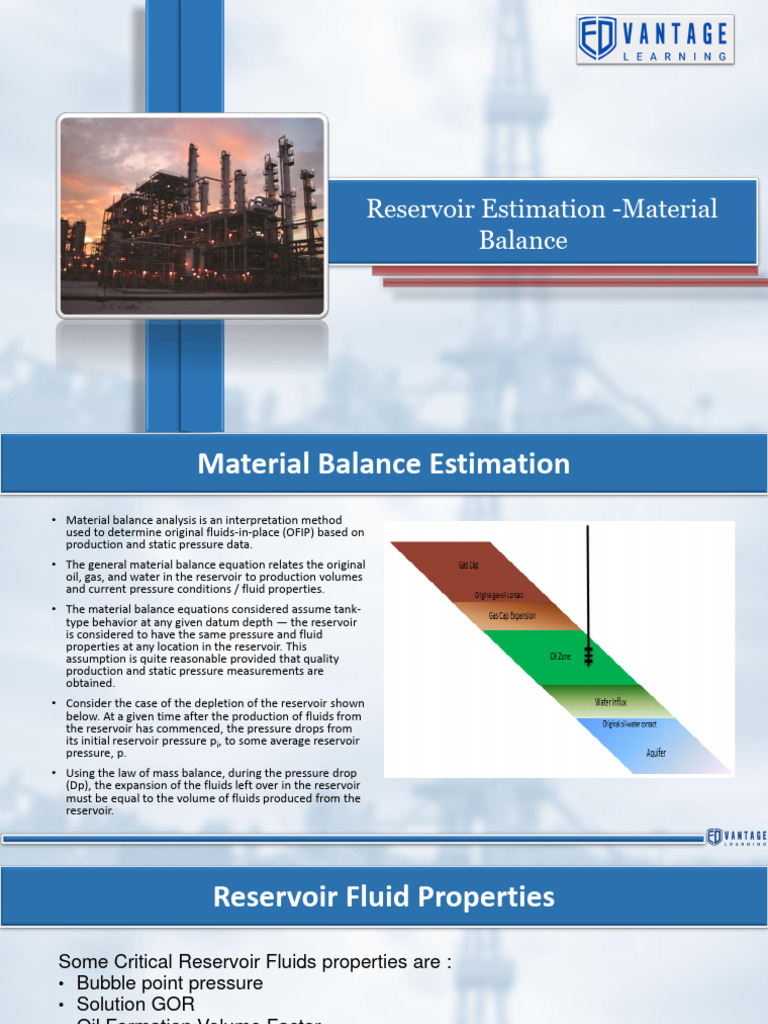 Reservoir Estimation | PDF | Petroleum Reservoir | Pressure