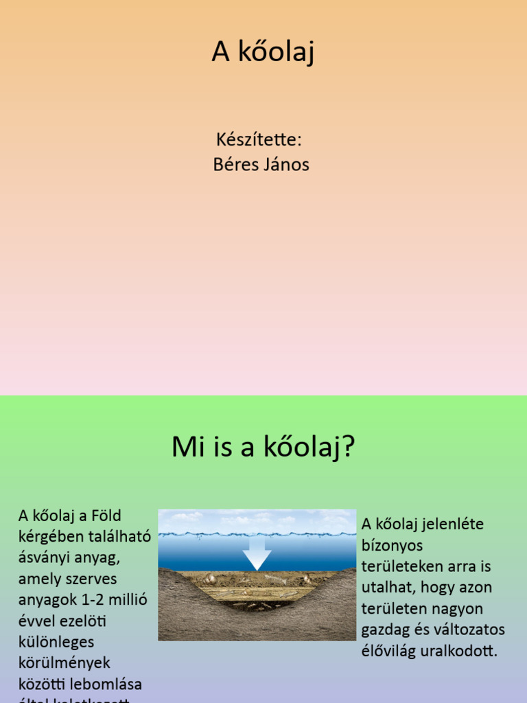 Koolaj | PDF