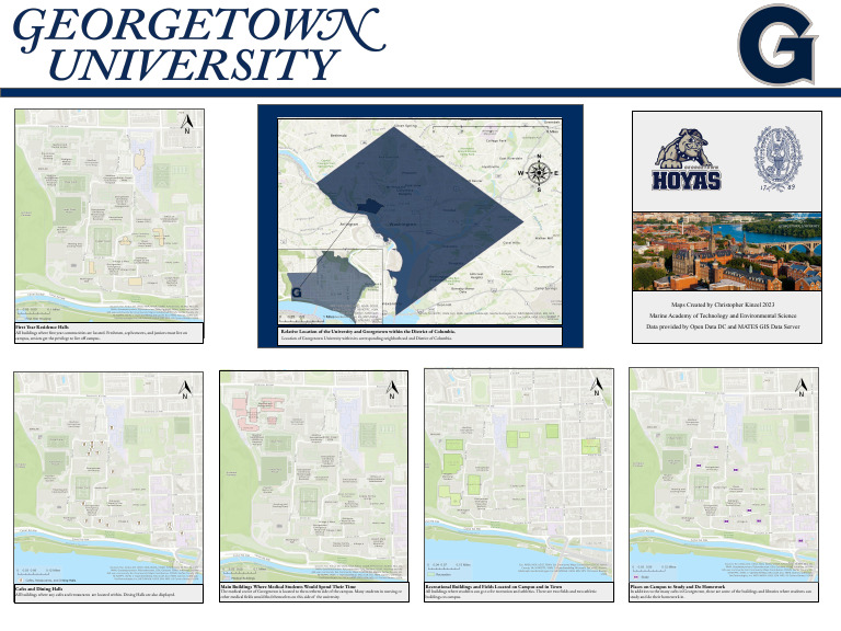 Georgetown University Campus Map Guide | PDF
