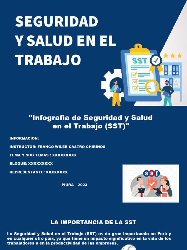 Seguridad y Salud en El Trabajo | PDF