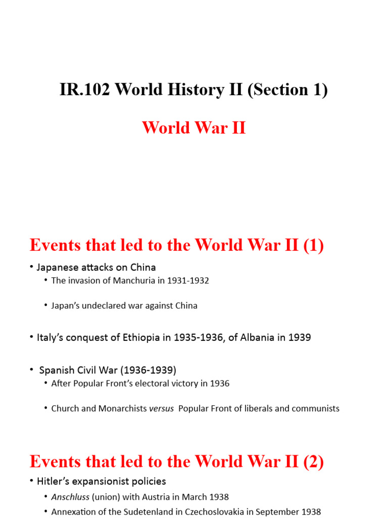 World War II | PDF | World War II | Allies Of World War II