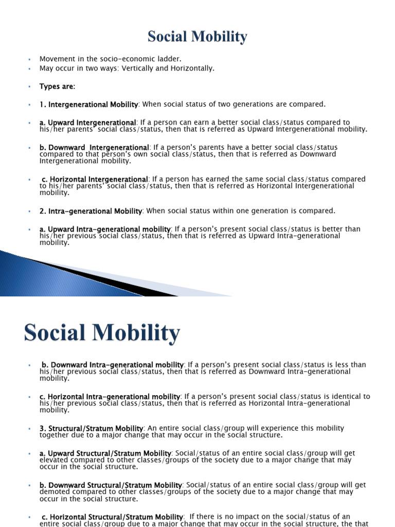 Social Mobility | PDF