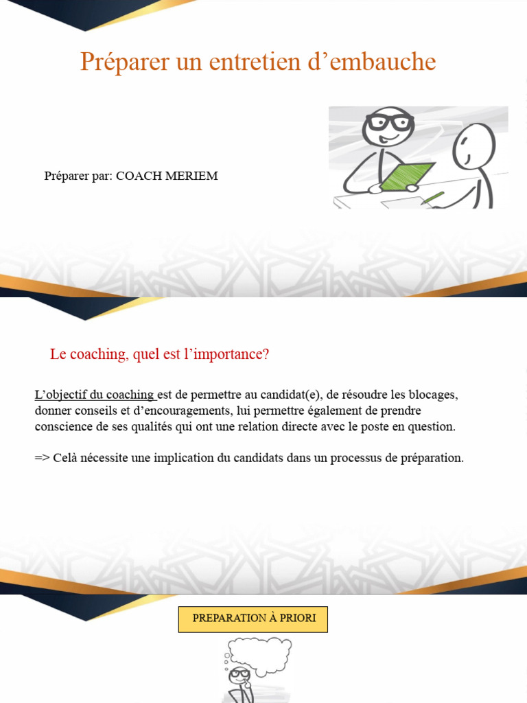 Guide de préparation à l'entretien d'embauche | PDF | Entretien d'embauche
