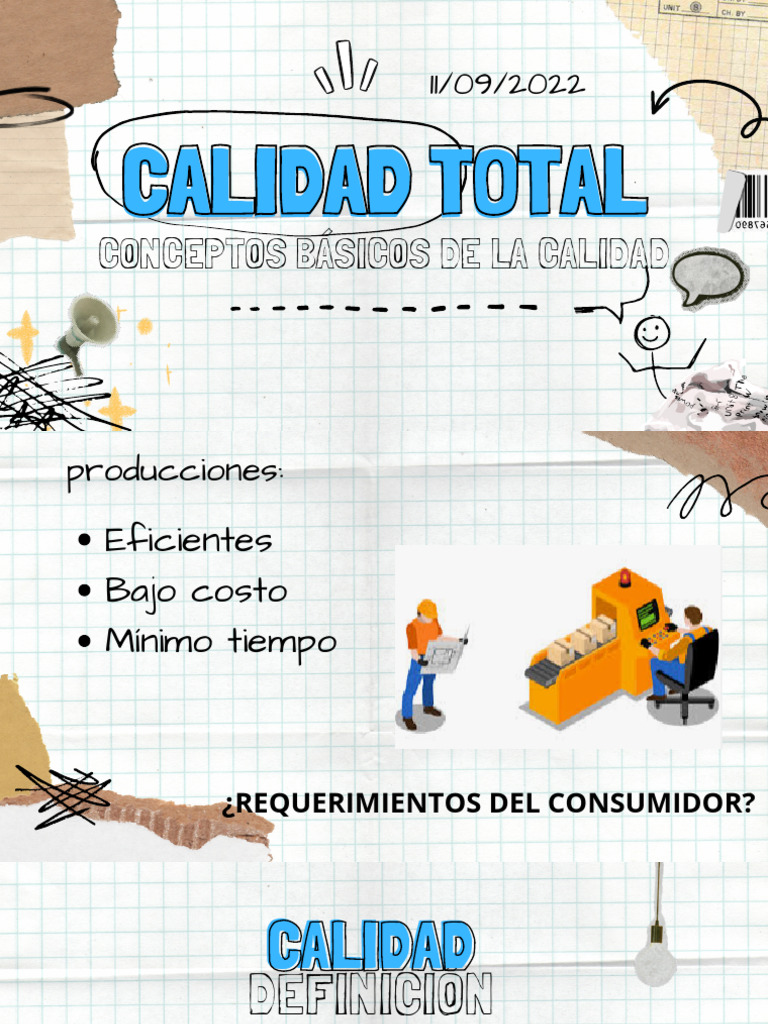 01 Calidad Total, Evolución Histórica de La Calidad y Su Gestión | PDF | Calidad (comercial ...