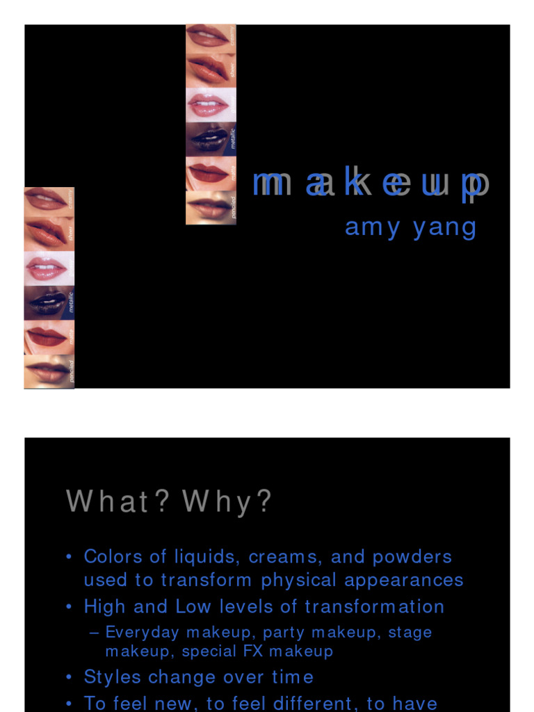 Amy Yang MAC Makeup Tutorial | PDF | Cosmetics | Beauty
