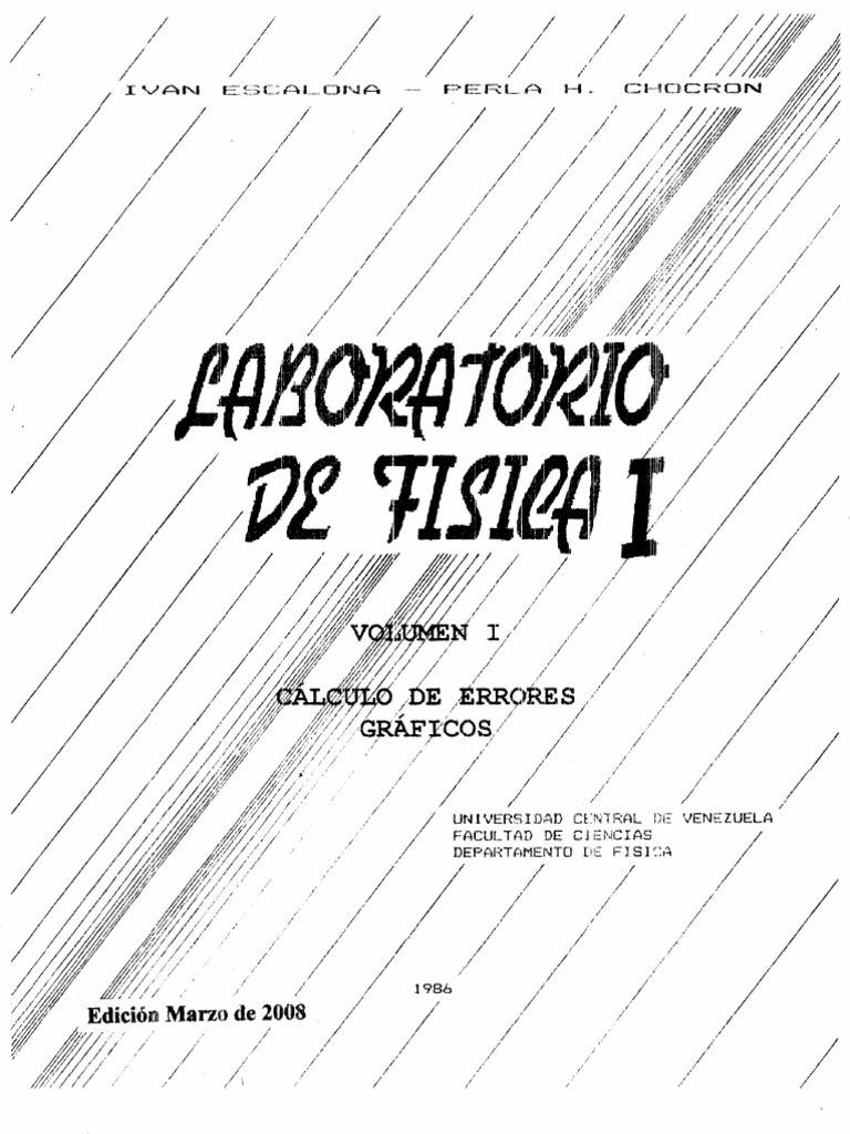 Guia de Lab. Fis.I1-1 | PDF