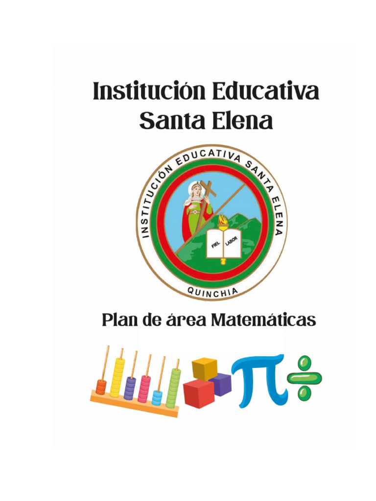 Matemáticas, plan de área y de aula, en malla de aprendizaje y malla curricular | PDF