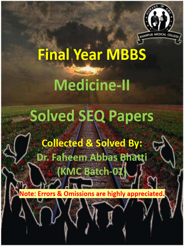 Medicine II Solved SEQ | PDF | Anemia | Rheumatoid Arthritis
