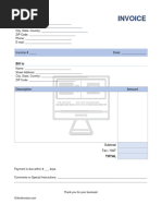 Airbnb Invoice Template | PDF | Finance & Money Management