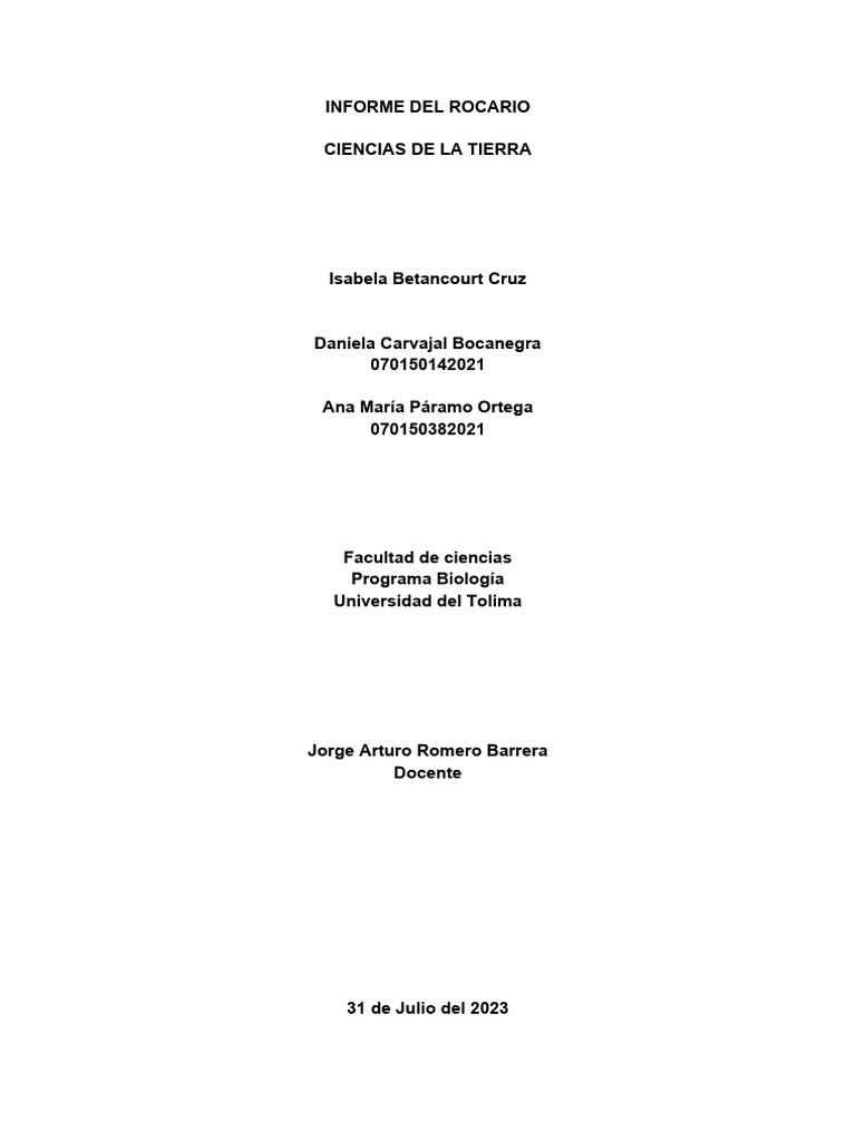 Composición y Usos de Rocas Sedimentarias | PDF | Minerales | Caliza