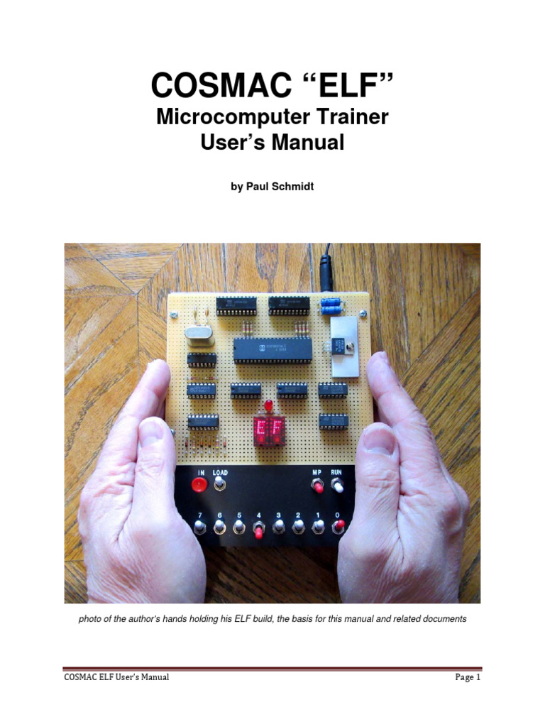 cosmac elf manual | PDF