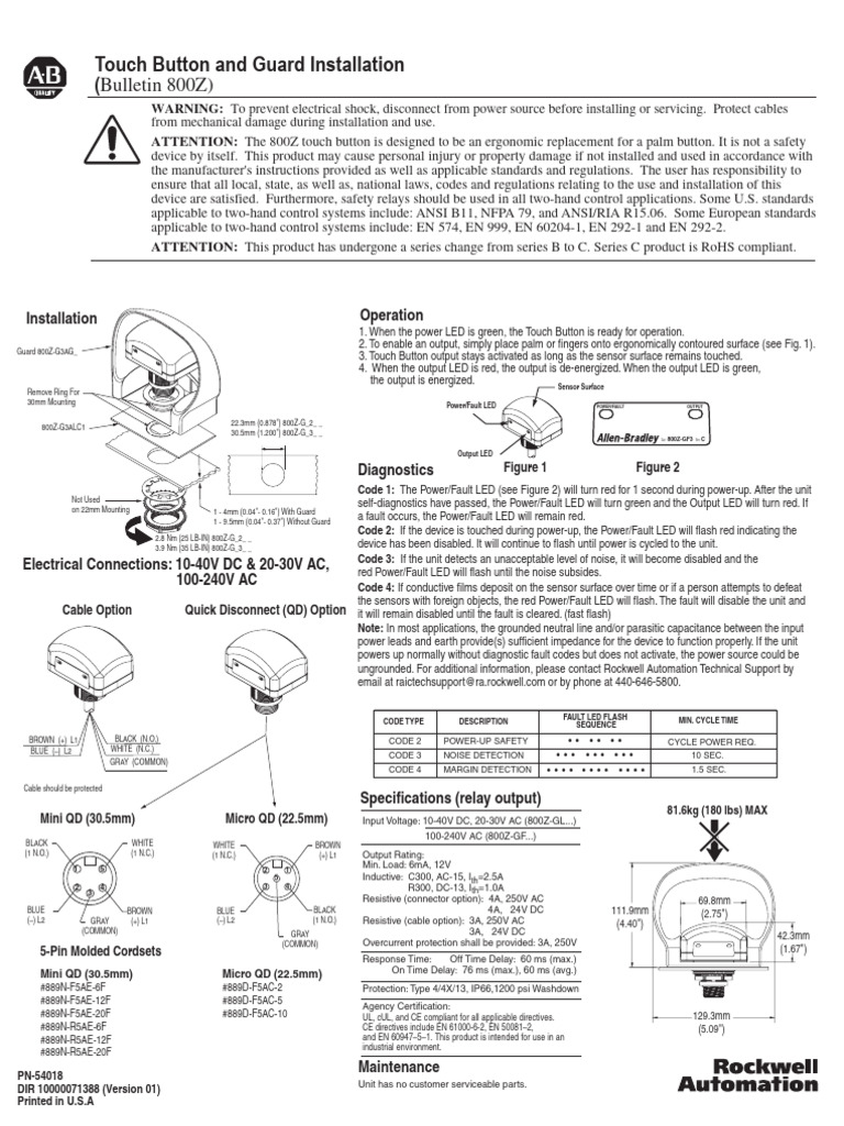 Touch Button Installation Guide | PDF | Technology & Engineering