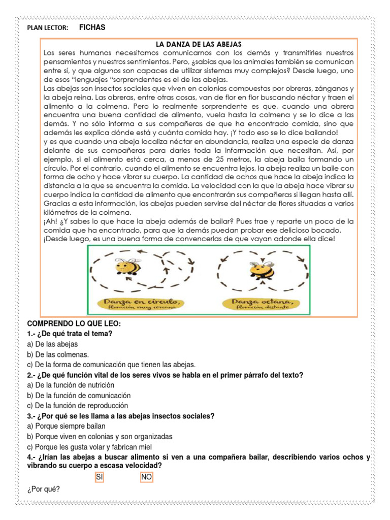 Plan Lector | PDF | Abejas | Colmena