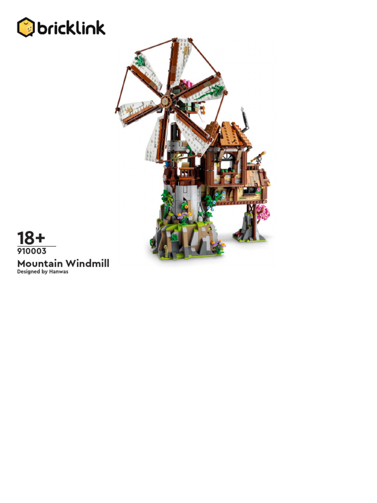 LEGO Bricklink 910003 Mountain Windmill | PDF