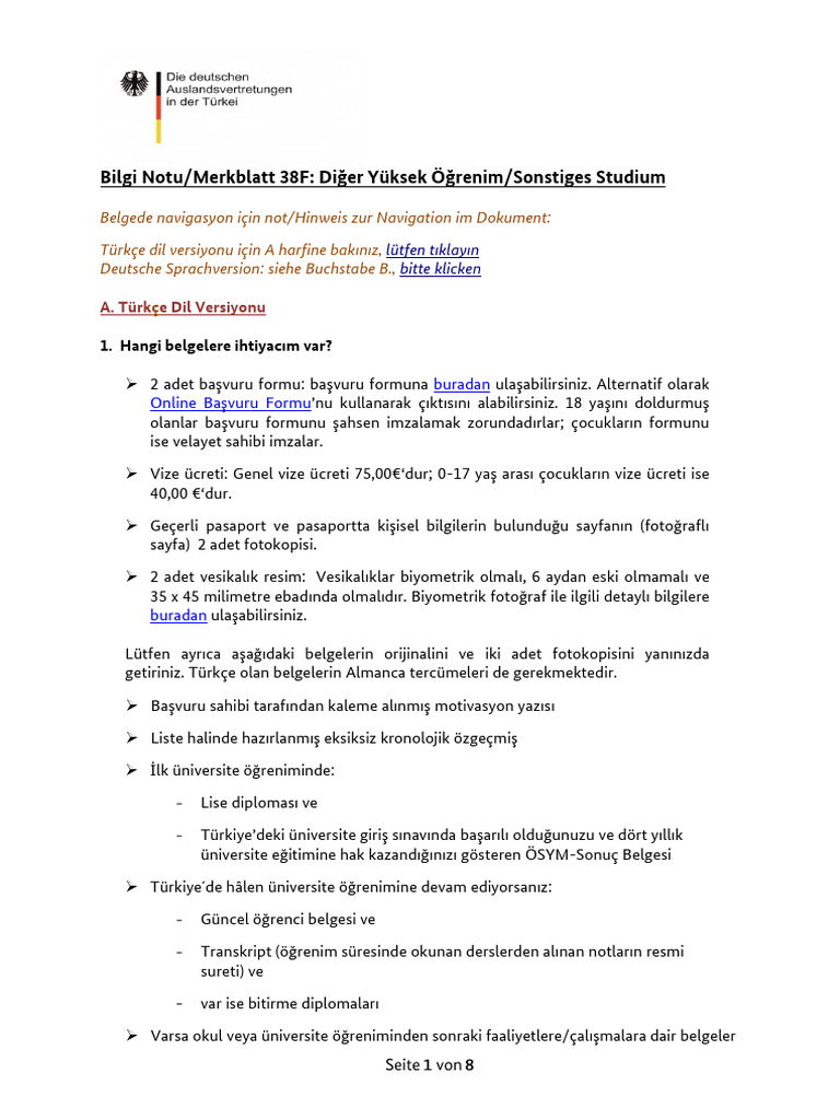 38f Sonstiges Studium Data | PDF