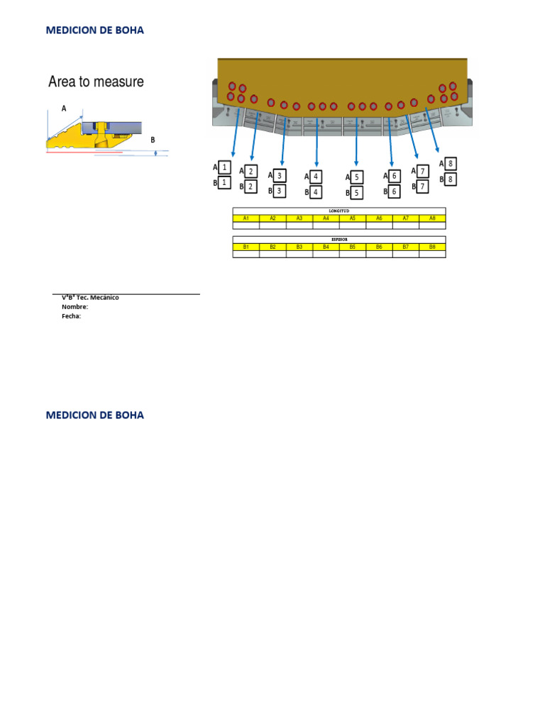 Formato de Medicion Boha | PDF