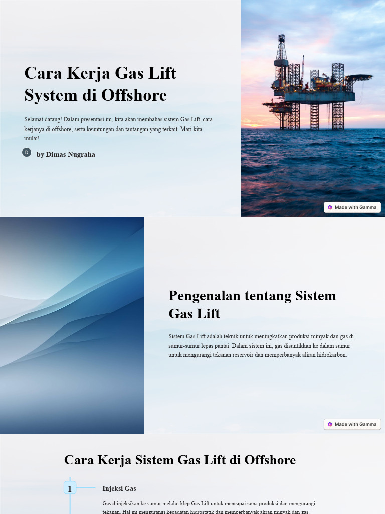 Cara Kerja Gas Lift System Di Offshore | PDF