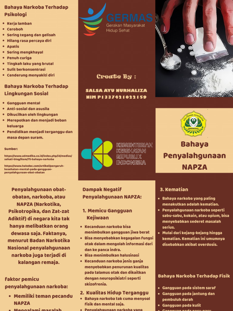 Leaflet Napza 1 | PDF