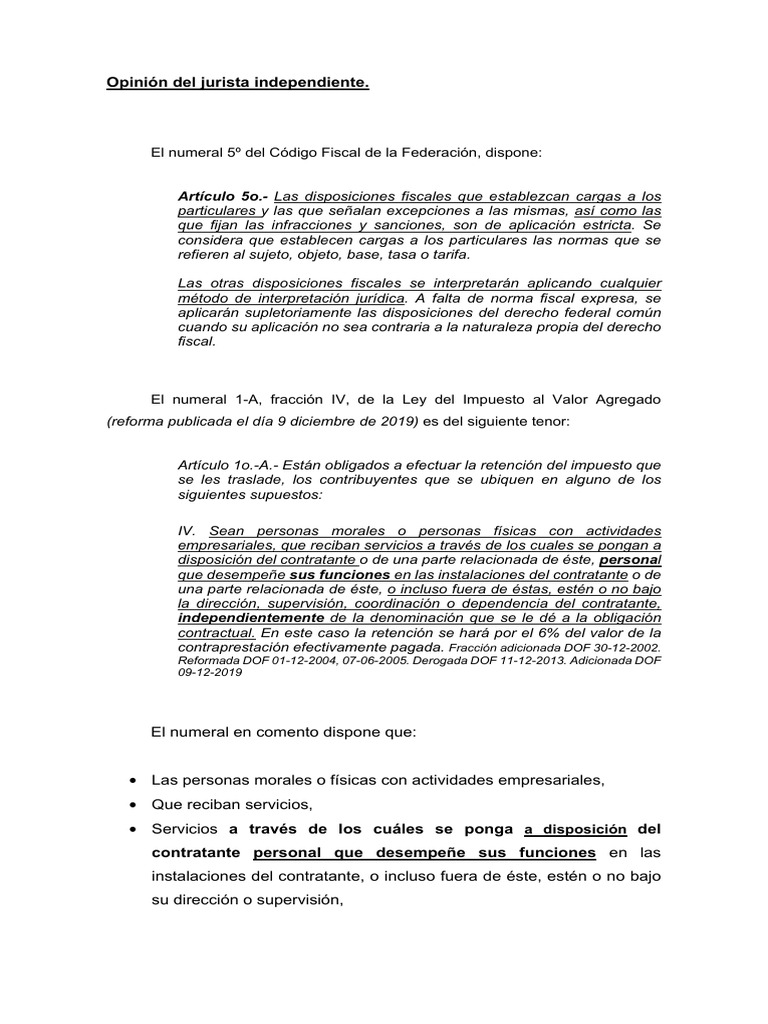 Retención 6 - IVA Opinión | PDF | Negocios | Finanzas y dinero