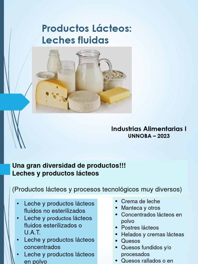 Leche Fluida | PDF | Leche | Productos lácteos