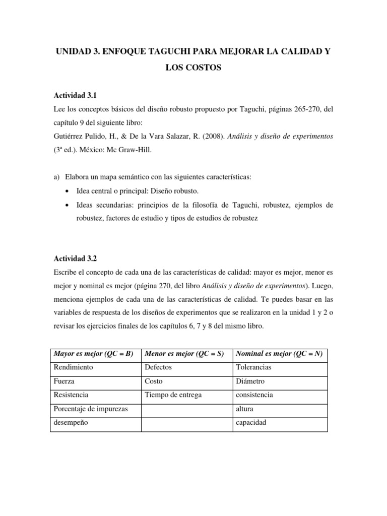 Actividades de La Unidad 3 - Christopher Palacios de Lira | PDF ...