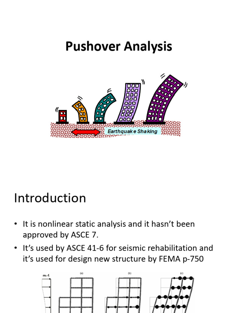 Ref 8 Pushover Presentation | PDF | Deformation (Engineering ...