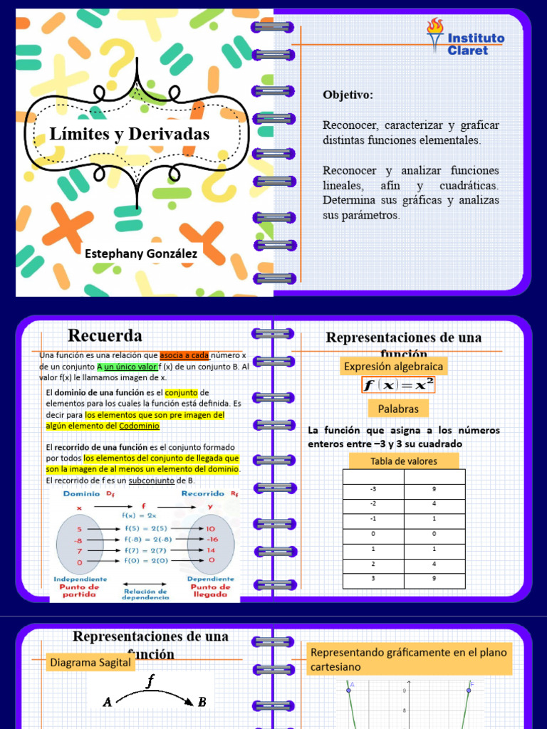PPT-Funciones-y-gráficos-Ejemplos-y-ejercicios | PDF | Función (Matemáticas) | Matemáticas