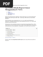 Panduan Instalasi EViews 12 Lengkap | PDF