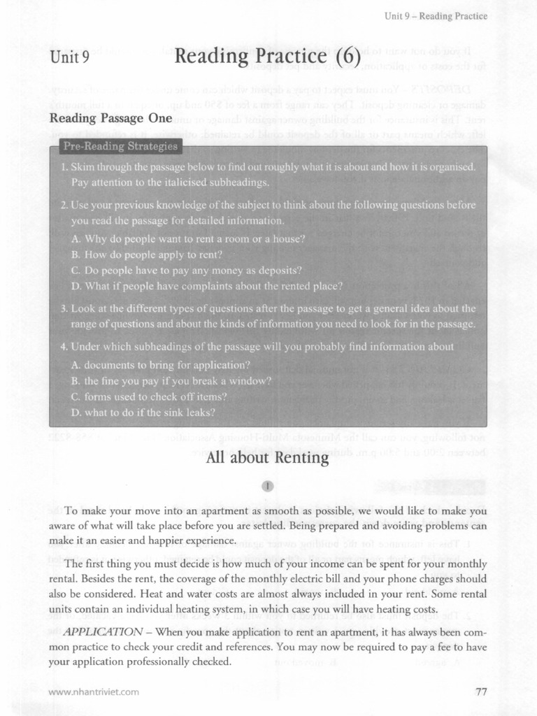 Basic IELTS Reading 72 171 | PDF