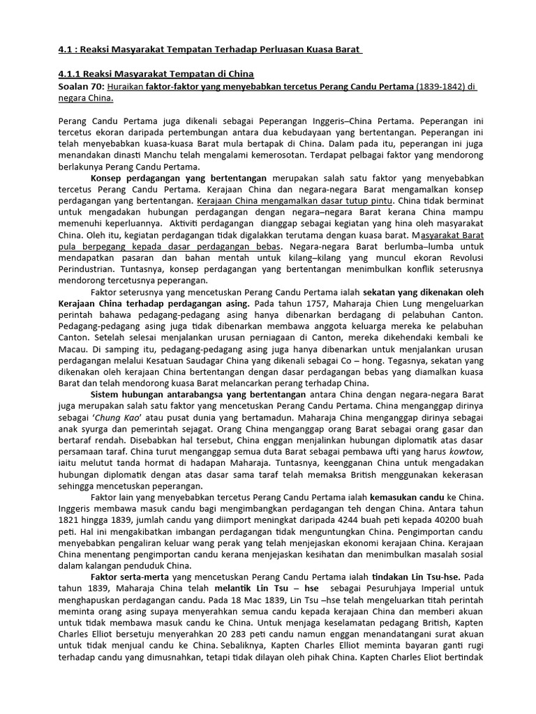 SEJ DUNIA Nota TEMA 4 2022 | PDF