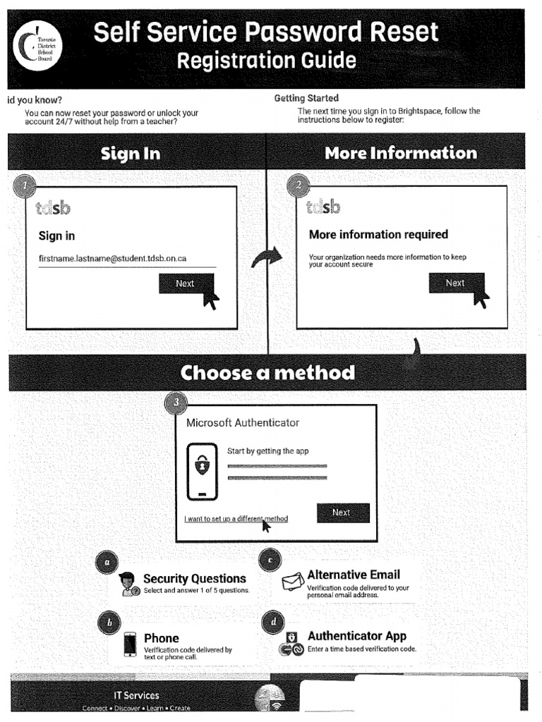 Self Service Password Reset Pdf