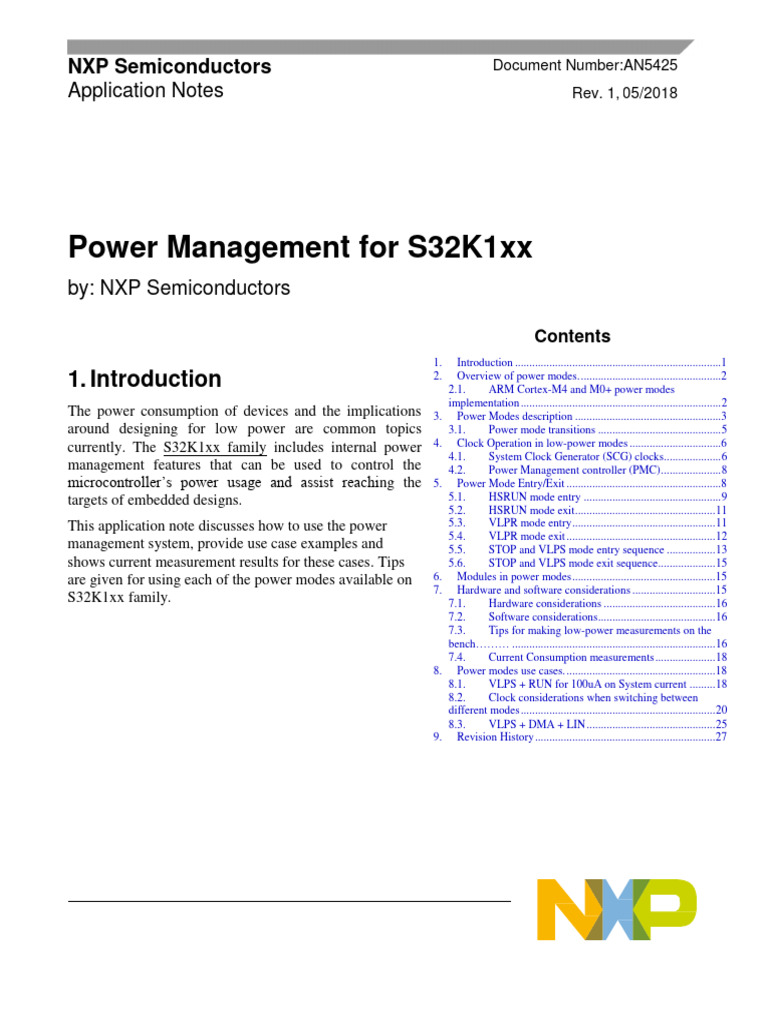 AN5425_transfer power mode | PDF | Power Supply | Microcontroller