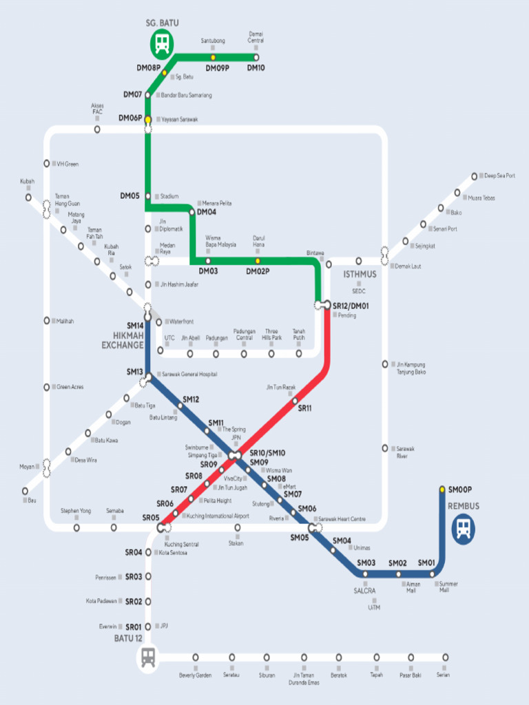Sarawak Metro Transit Map | PDF