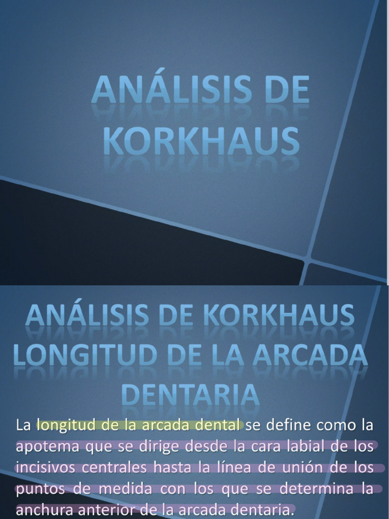 Análisis Korkhaus | PDF