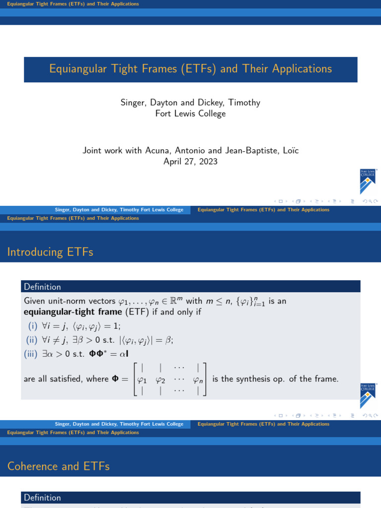 Senior Capstone Talk 1 | PDF | Teaching Methods & Materials