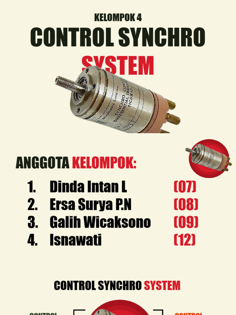 Control Synchro System - Kelompok 4 | PDF