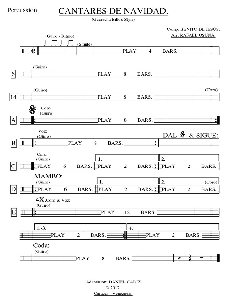 11) Percussion - Cantares de Navidad | PDF | Arte