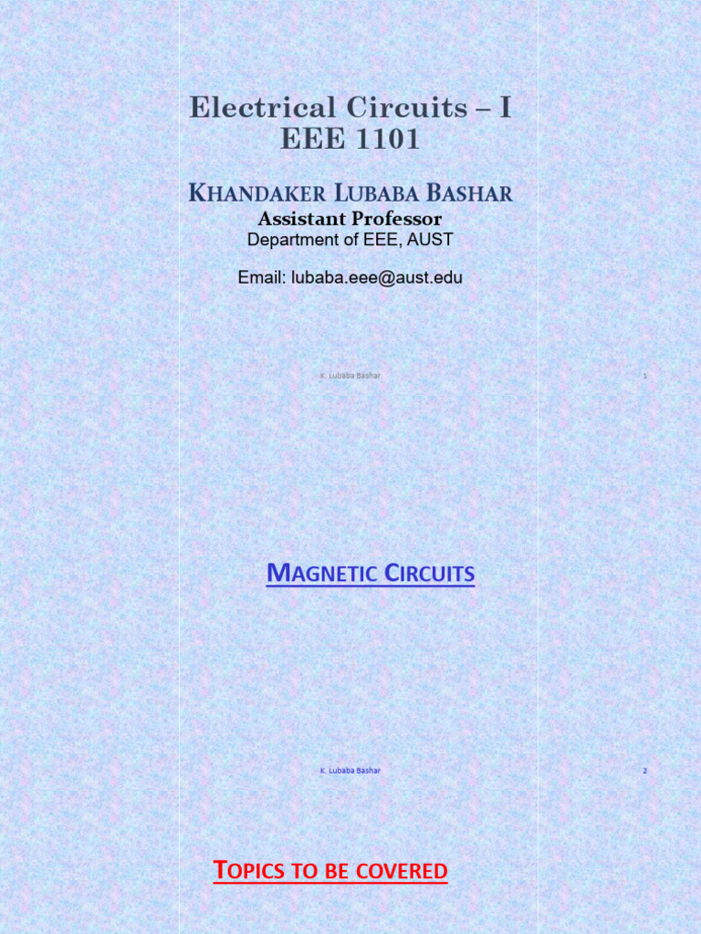 Magnetic Circuits | PDF