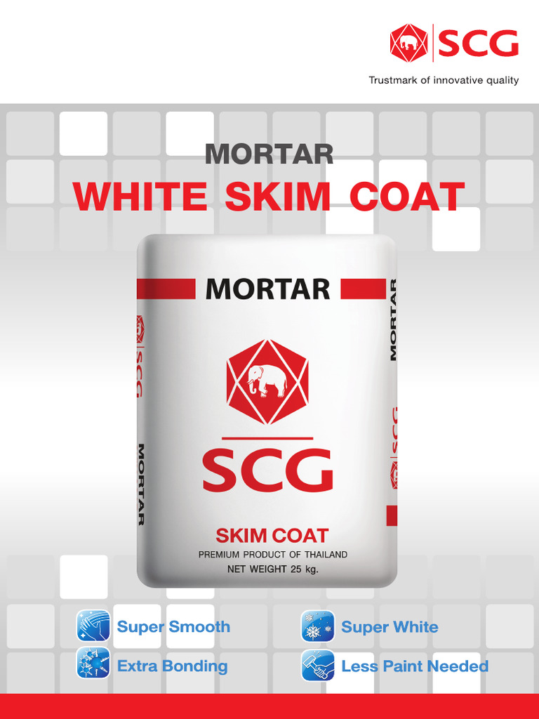 SCG White Skimcoat Catalog English | PDF